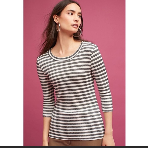 Michael Stars | Tops | Michael Stars For Anthropologie Striped Shine ...